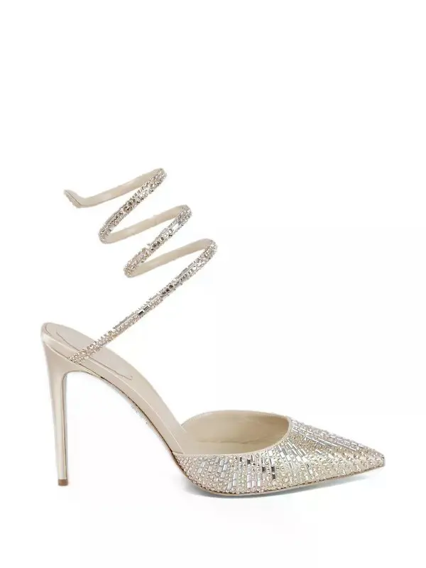 Rene Caovilla Cleo Crystal-embellished Pumps