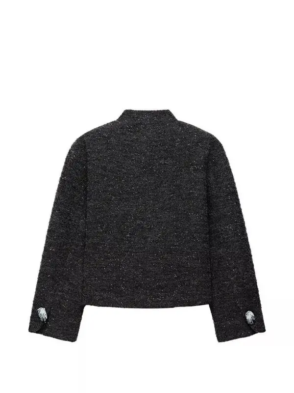 Shanghai Tang Sequin-embellished Tang Tweed Jacket