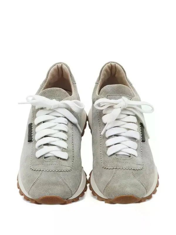 Brunello Cucinelli Monili-embellished Low-top Sneakers