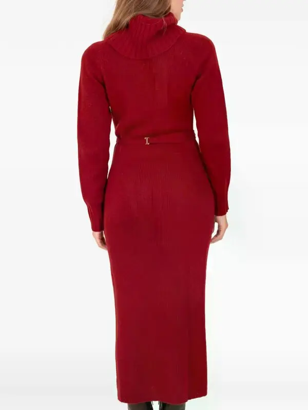 TWINSET Belted Midi Dress