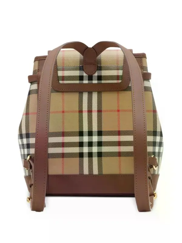 Burberry Mini Check Backpack - Neutrals