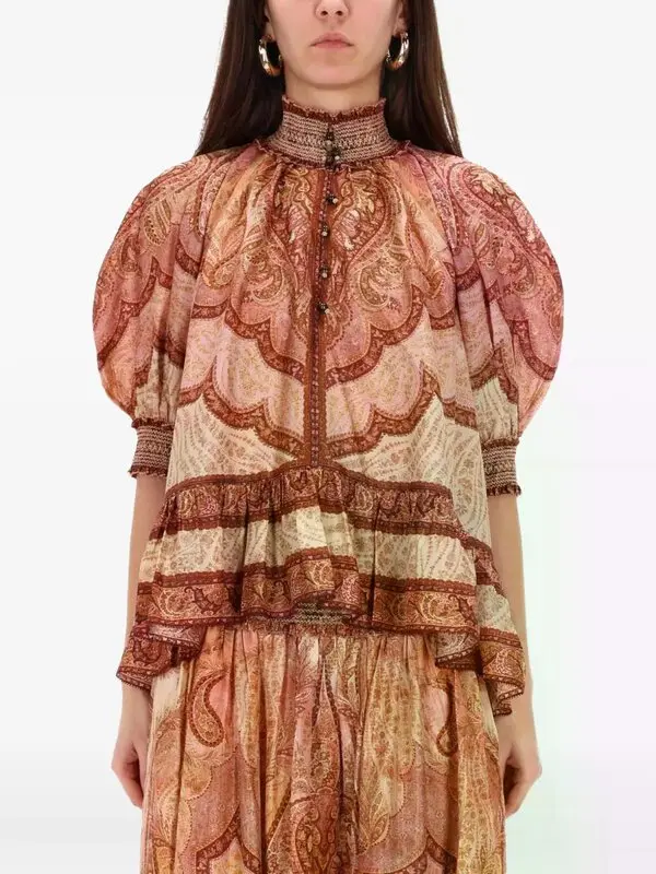 Zimmermann Wanderlust Ruffle Blouse