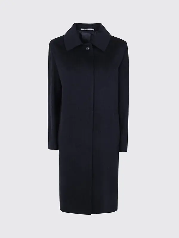 Tagliatore Single-breasted Knee-length Coat In Wool And Cashmere