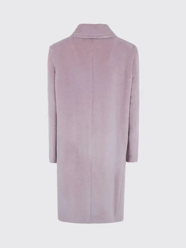 Tagliatore Single-breasted Knee-length Coat In Alpaca And Virgin Wool