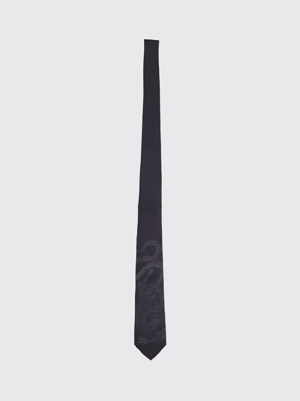 Our Legacy Pure Silk Tie With Graphic Print