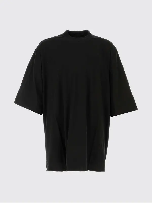 Rick Owens Oversized Short-sleeved Cotton T-shirt - Black