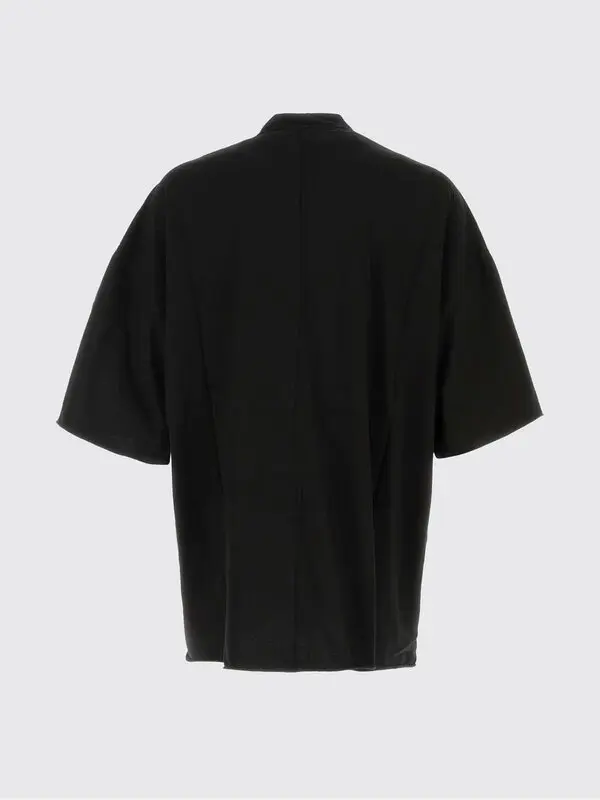Rick Owens Oversized Short-sleeved Cotton T-shirt - Black