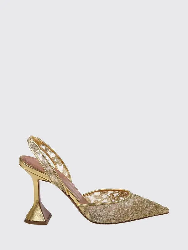 Amina Muaddi High Heel Shoes - Grey