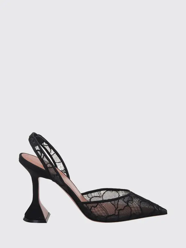 Amina Muaddi High Heel Shoes - Black