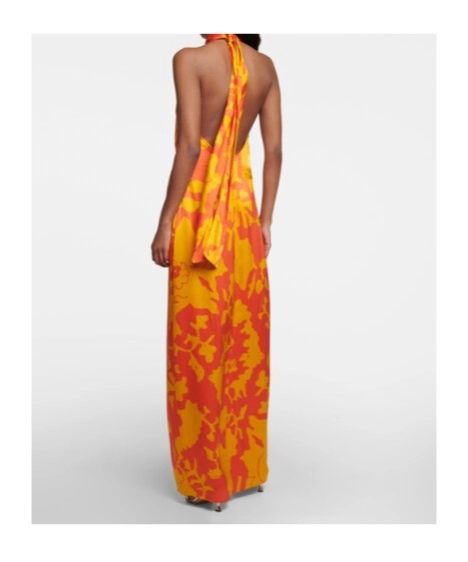 SIR. Printed Silk Maxi Dress
