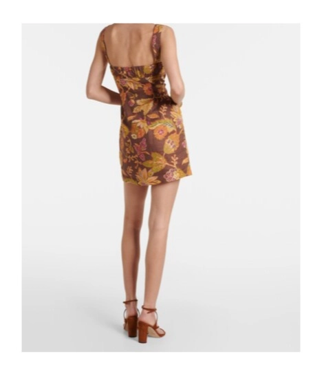 SIR. Floral Linen Minidress