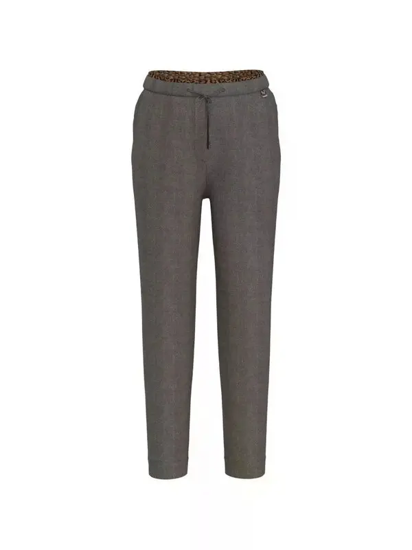 MARCCAIN Rhodos Drawstring-cropped Tapered Trousers