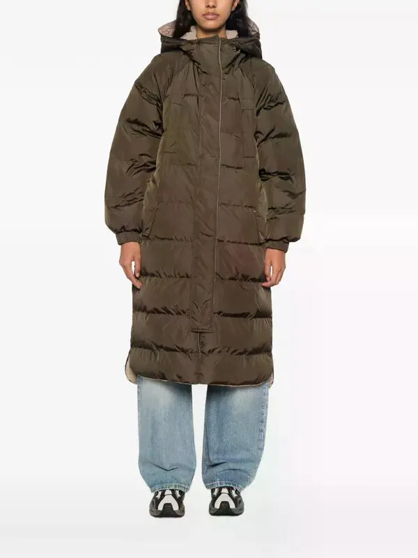 Liu Jo Quilted Hooded Coat