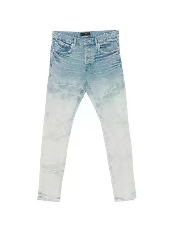 PURPLE BRAND Faded Distressed Jeans - Blue