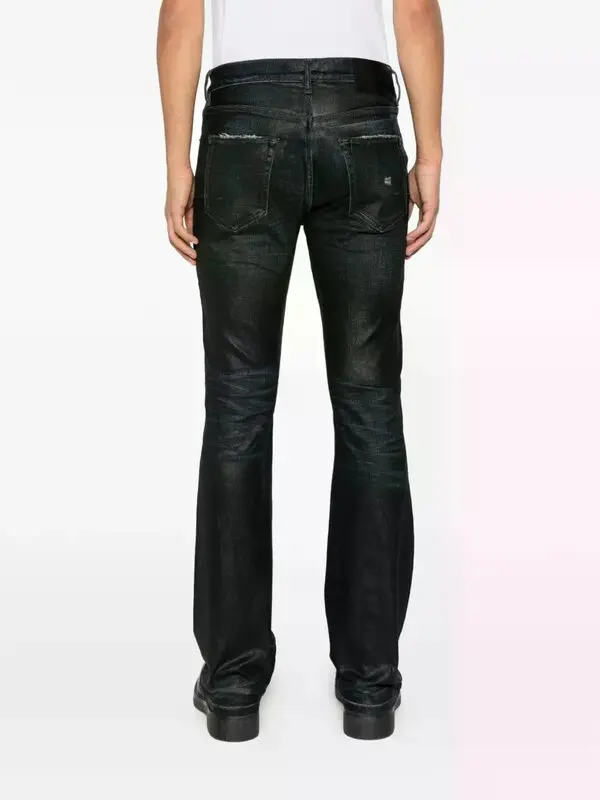 PURPLE BRAND Pleated Straight-leg Jeans