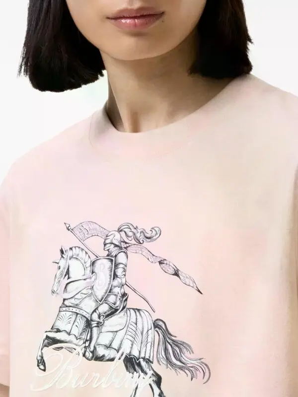 Burberry Etched Knight Cotton T-shirt