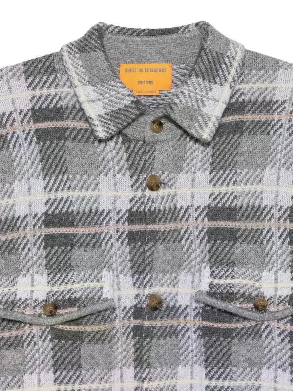Guest In Residence Plaid-check Cashmere Shirt