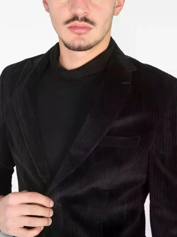 TONELLO Single Breasted Corduroy Coat