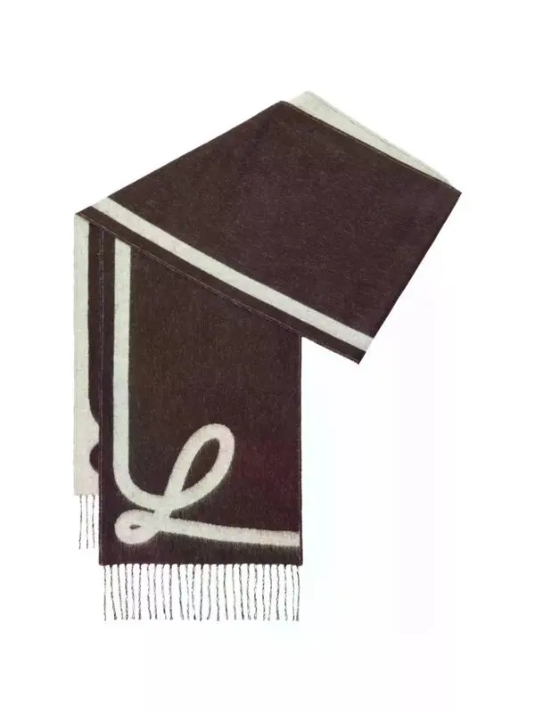 Loewe Intarsia-knit Scarf