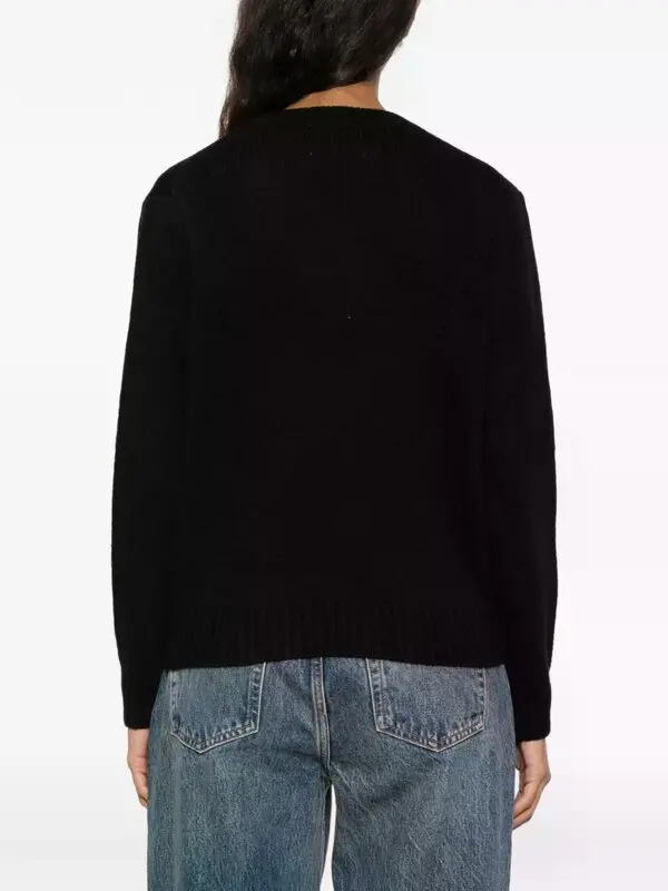 RUE MADAM PARIS Teddy-bear Intarsia-knit Sweater