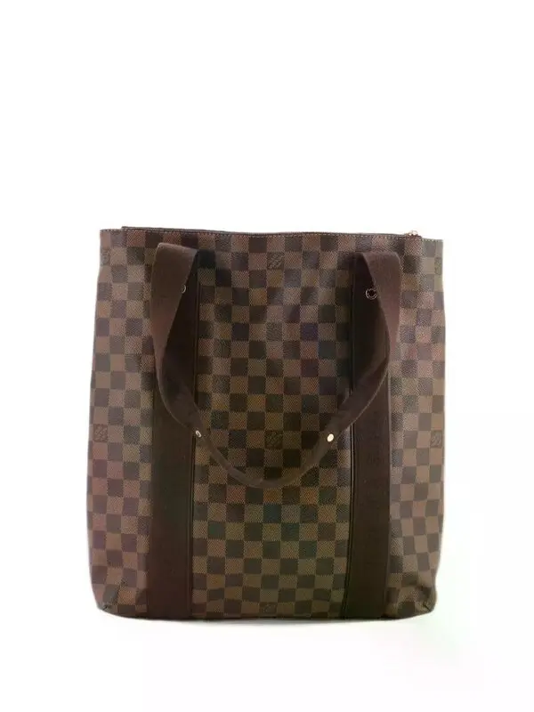 LOUIS VUITTON Cabas Beaubourg Damier Tote Bag - Brown