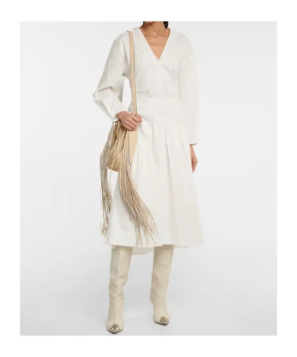 Vince V-neck Long Sleeve Dress
