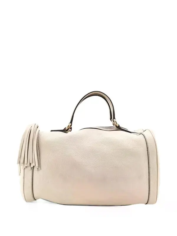 Gucci Soho Boston Bag Leather Satchel - Neutrals
