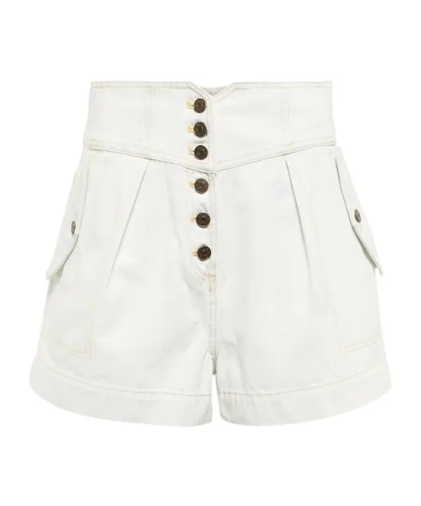 Ulla Johnson Alvin High-rise Denim Shorts
