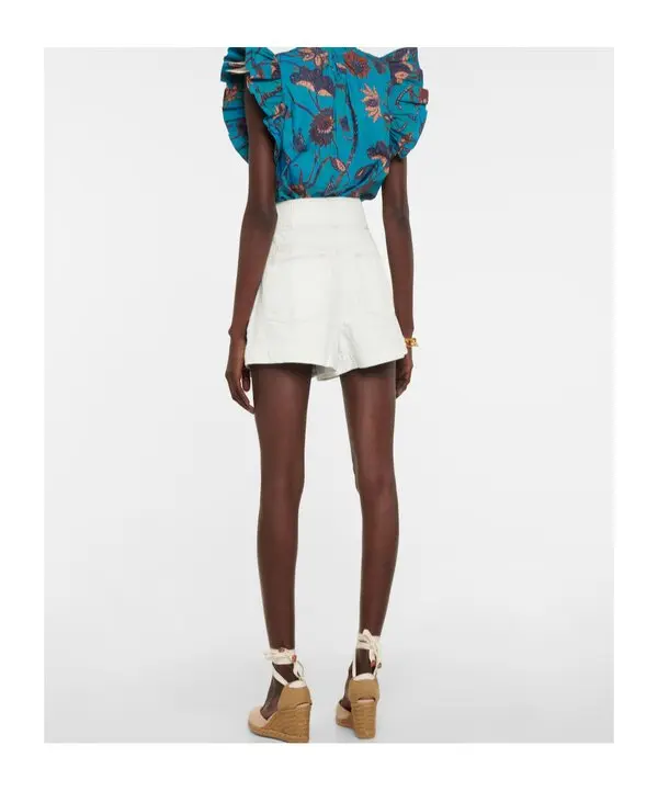 Ulla Johnson Alvin High-rise Denim Shorts