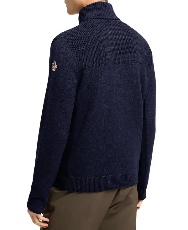 Moncler Zip-up Turtleneck Cardigan