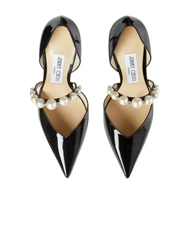 JIMMY CHOO Embellished Pointed-toe Pumps