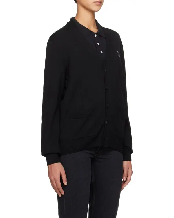 Maison Kitsuné Fox Head Patch Knit Cardigan