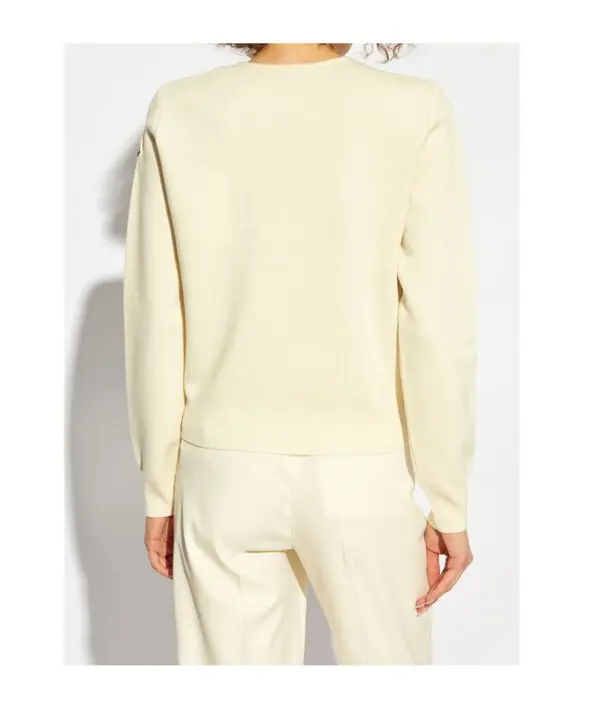 Moncler Long-sleeved Knitted Down Jacket