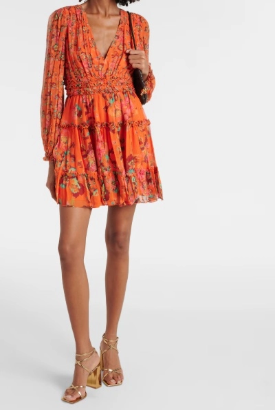 Ulla Johnson Floral Print Long Dress
