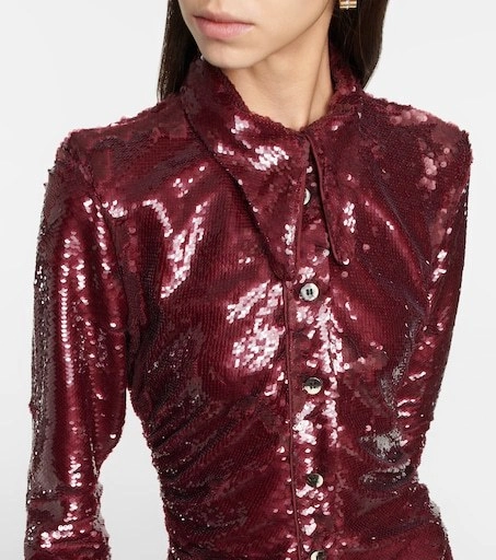 GANNI Sequin Dress
