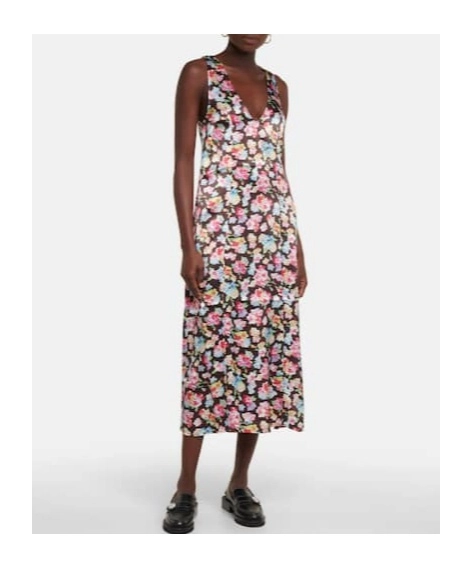 GANNI Sleeveless Midi Dress
