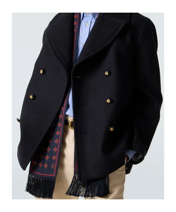 Valentino Garavani Double-breasted Virgin Wool Jacket