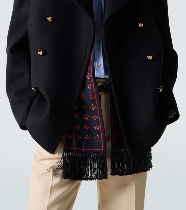 Valentino Garavani Double-breasted Virgin Wool Jacket