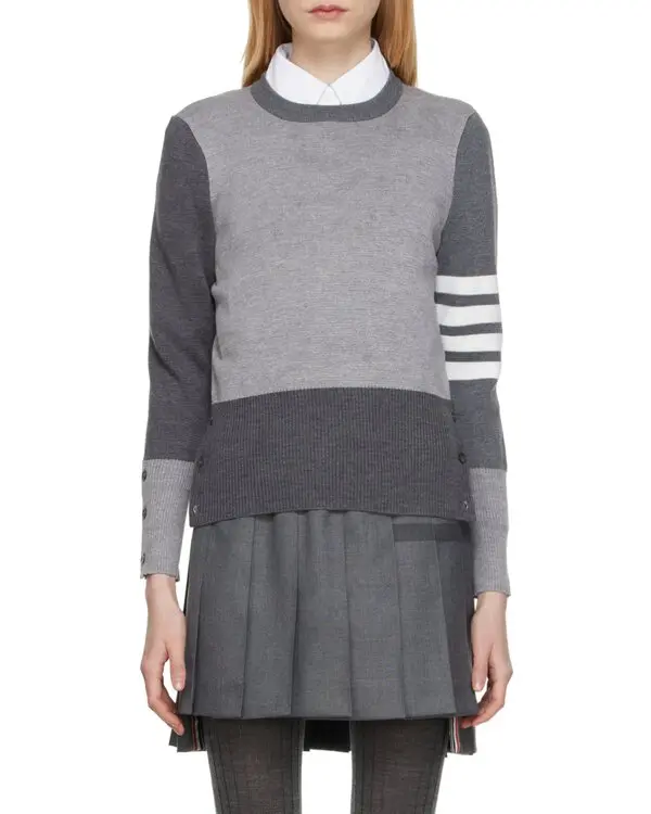 Thom Browne 4-bar Milano Stitch Jumper