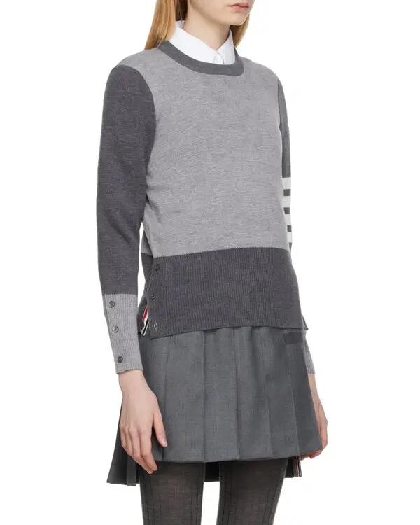 Thom Browne 4-bar Milano Stitch Jumper