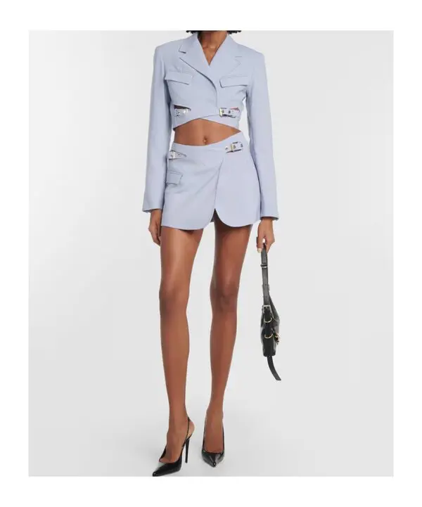 DION LEE Button-up Long Sleeve Suit Jacket
