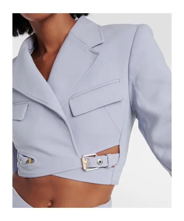 DION LEE Button-up Long Sleeve Suit Jacket