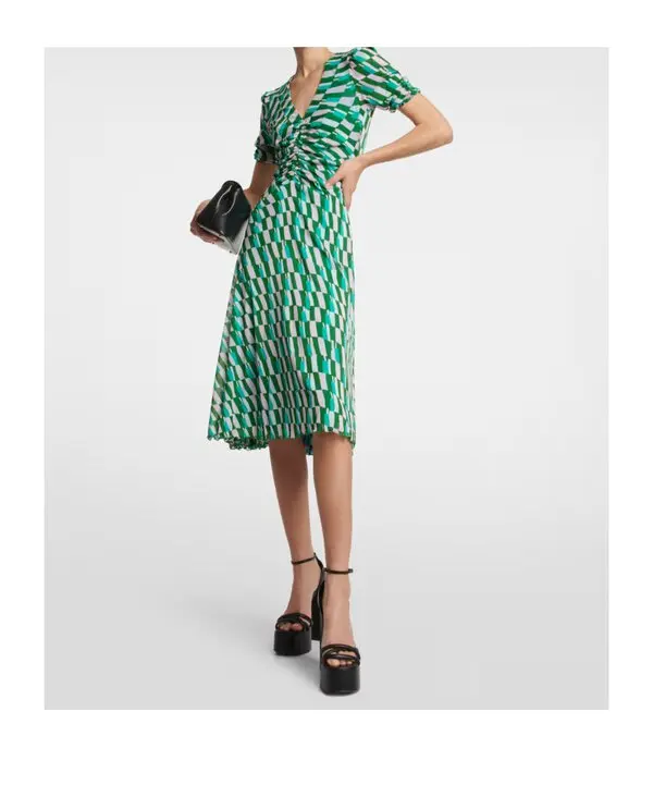 Diane Von Furstenberg Koren Printed Minidress