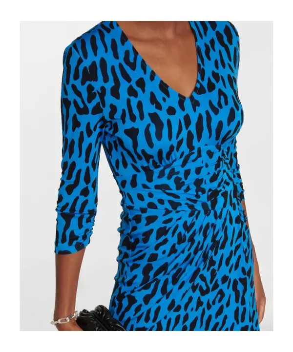 Diane Von Furstenberg David Leopard-print Minidress