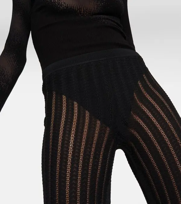 DION LEE Percussion Knitted Casual Pants