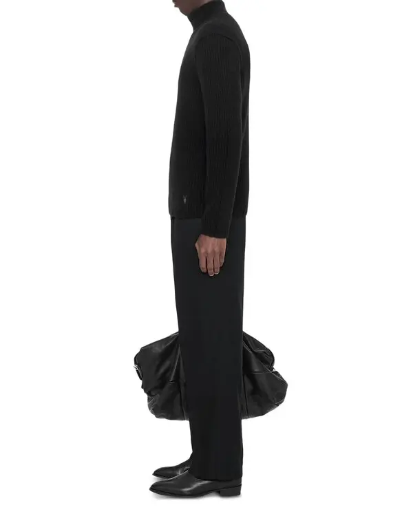 ALLSAINTS Enzo Cashmere Ribbed Funnel Neck Sweater