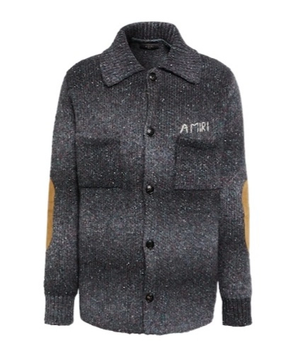 Amiri Knitted Cardigan - Black