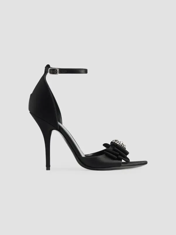 Balenciaga Avenue Palazzo Sandals - Black
