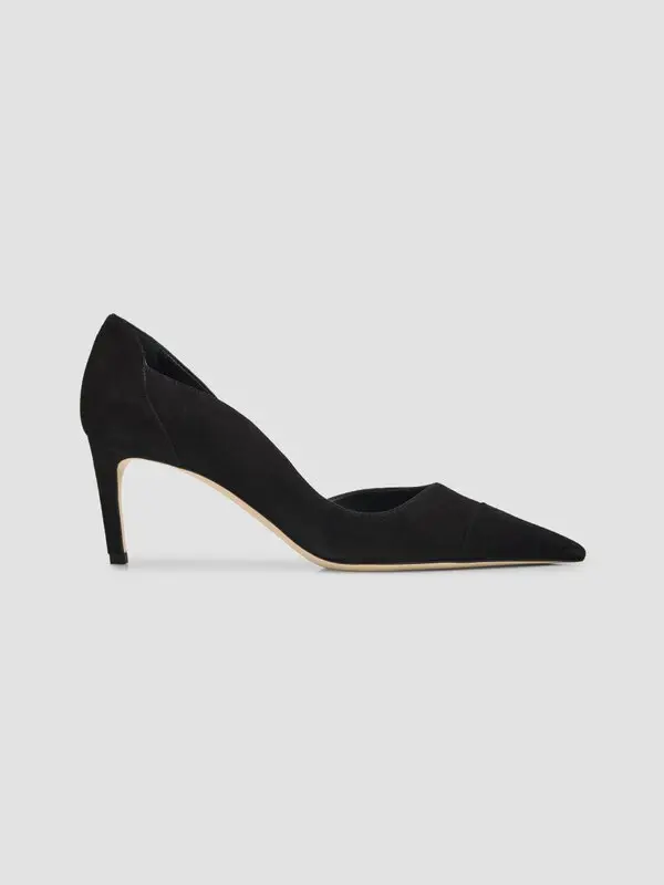 JIMMY CHOO Brigitte 65mm Suede Pumps - Black