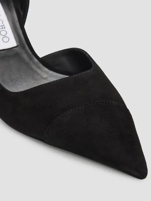 JIMMY CHOO Brigitte 65mm Suede Pumps - Black
